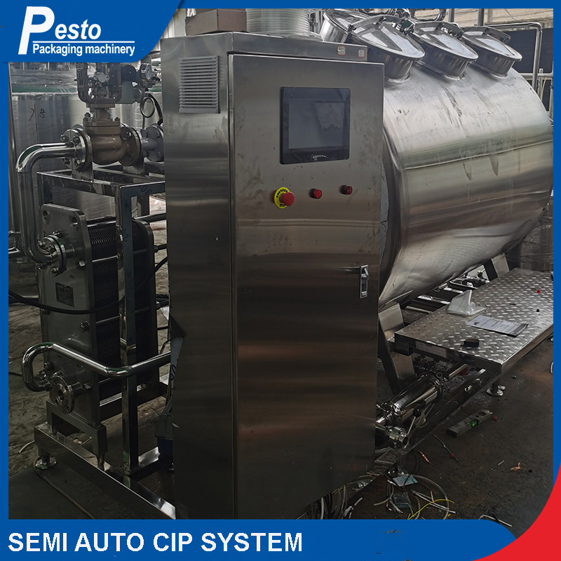Semi Automatic CIP Sytem Cleaning Equipment - PESTOPACK